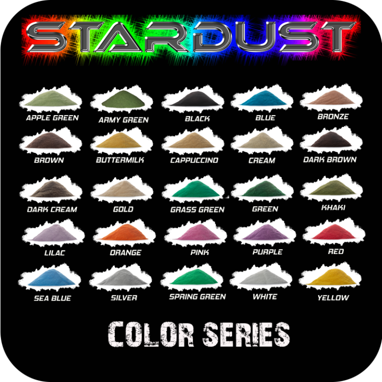 STARDUST POWDER PAINT COLOR SERIES